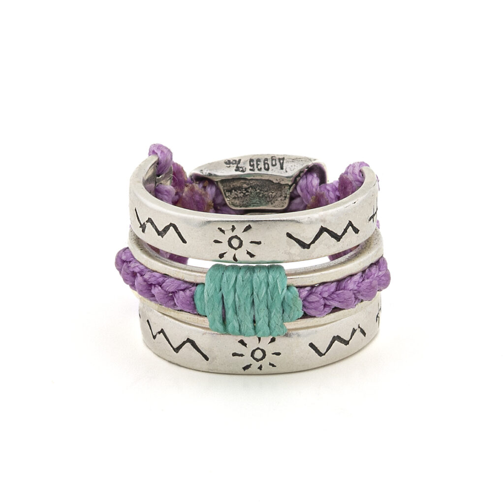 Optimism Rerouting Ring 935° Sterling Silver - Babylonia Official